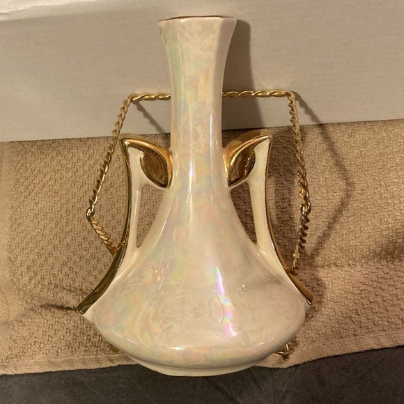Pearl China Co. | Accents | Vtg 94s Pearl China Cohand Decorated Vase ...